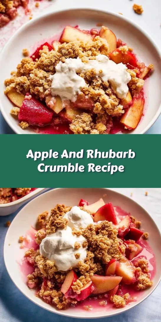 Cherry Rhubarb Crisp Recipe - tastycookingtips.com