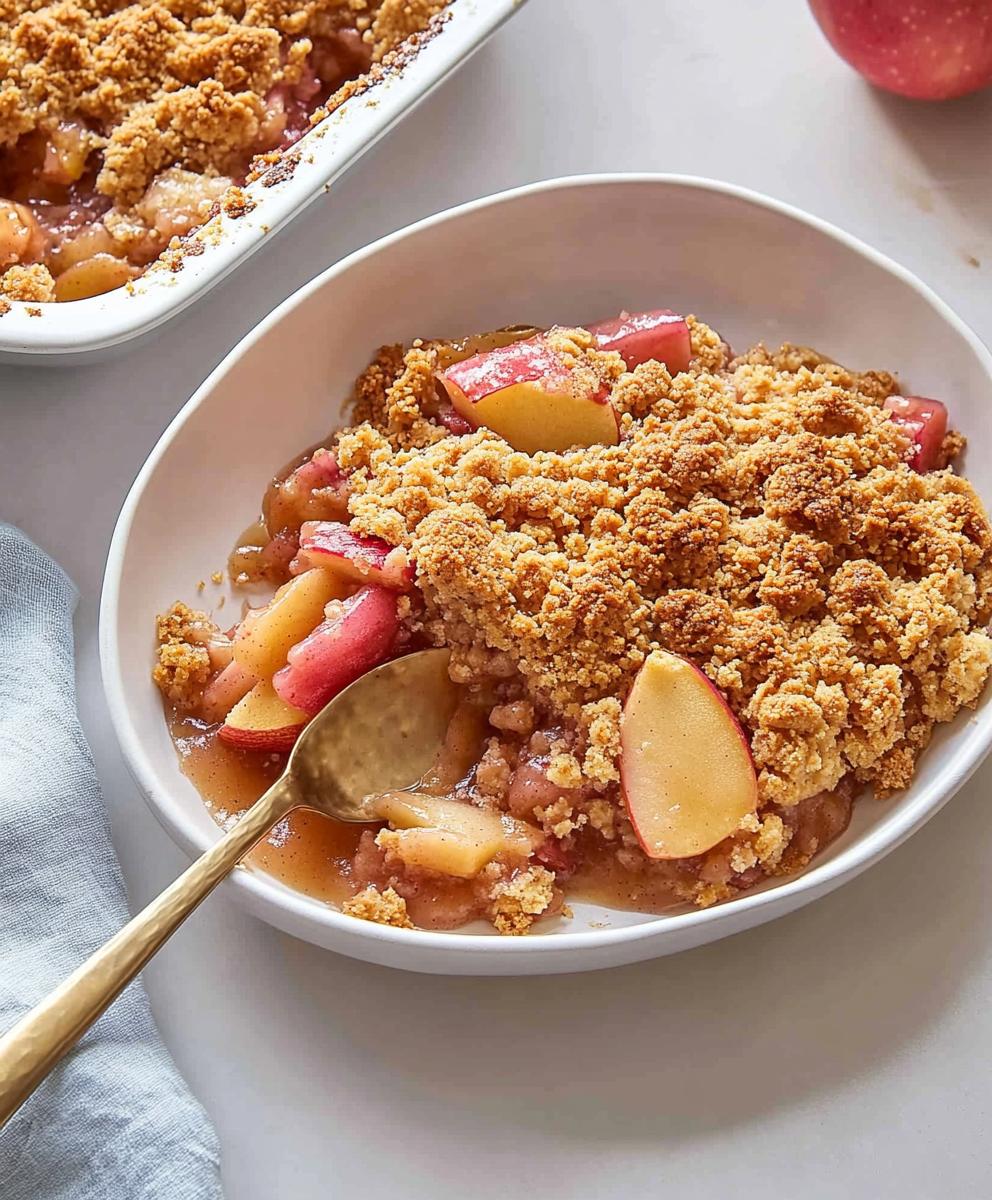 Apple Rhubarb Crisp Recipe - tastycookingtips.com