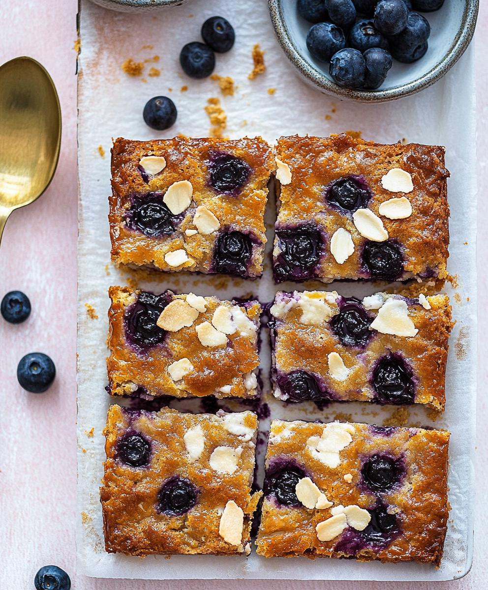 Blueberry Cottage Cheese Breakfast Bake Recipe - tastycookingtips.com