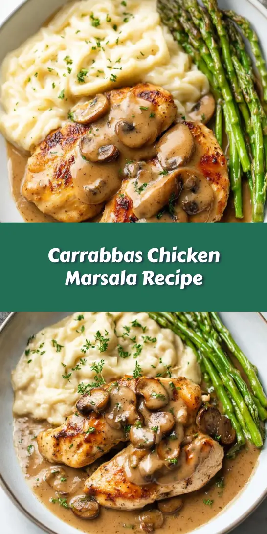 Carrabbas Chicken Marsala Recipe - tastycookingtips.com