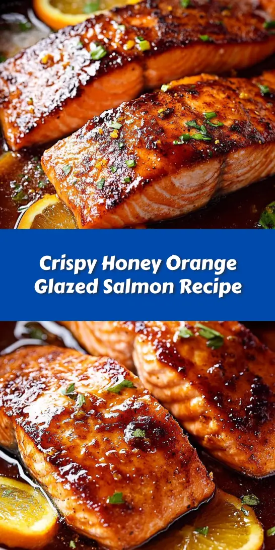 Crispy Honey Orange Glazed Salmon Recipe - tastycookingtips.com