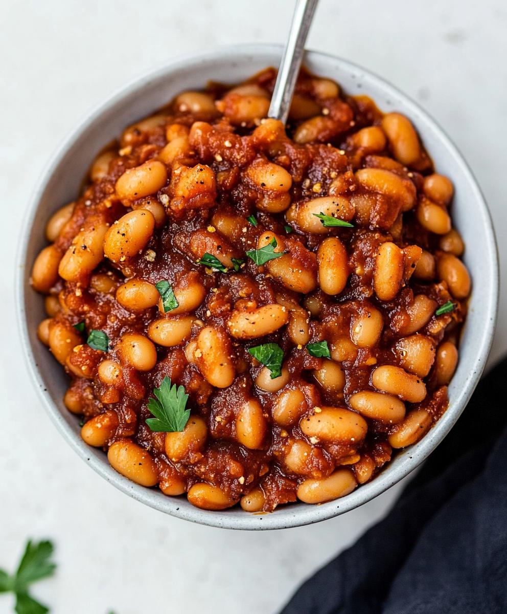 Easy Baked Beans Recipe - tastycookingtips.com