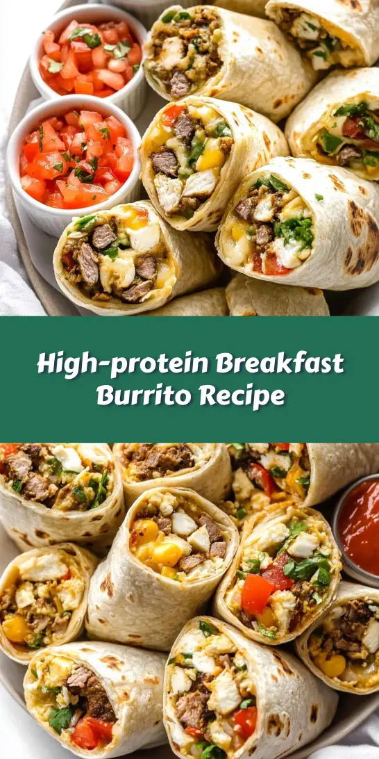 High-protein Breakfast Burrito Recipe - tastycookingtips.com