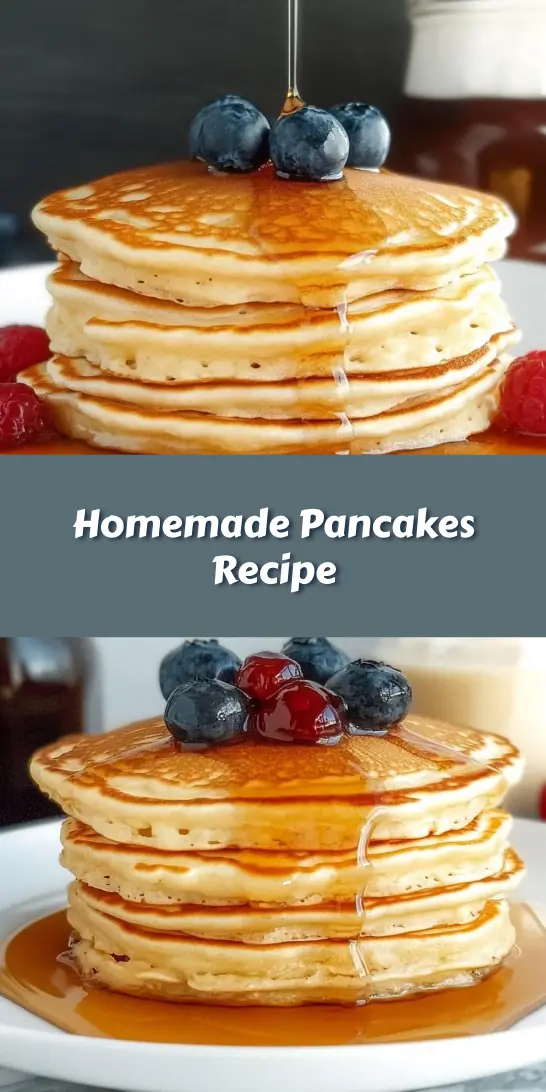 Homemade Pancakes Recipe - tastycookingtips.com