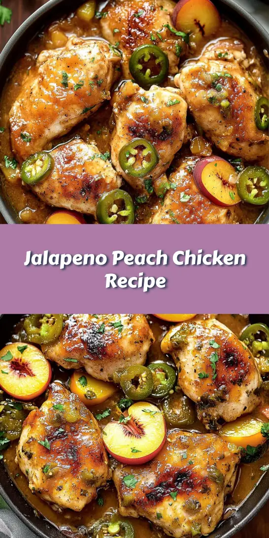 Jalapeno Peach Chicken Recipe - tastycookingtips.com