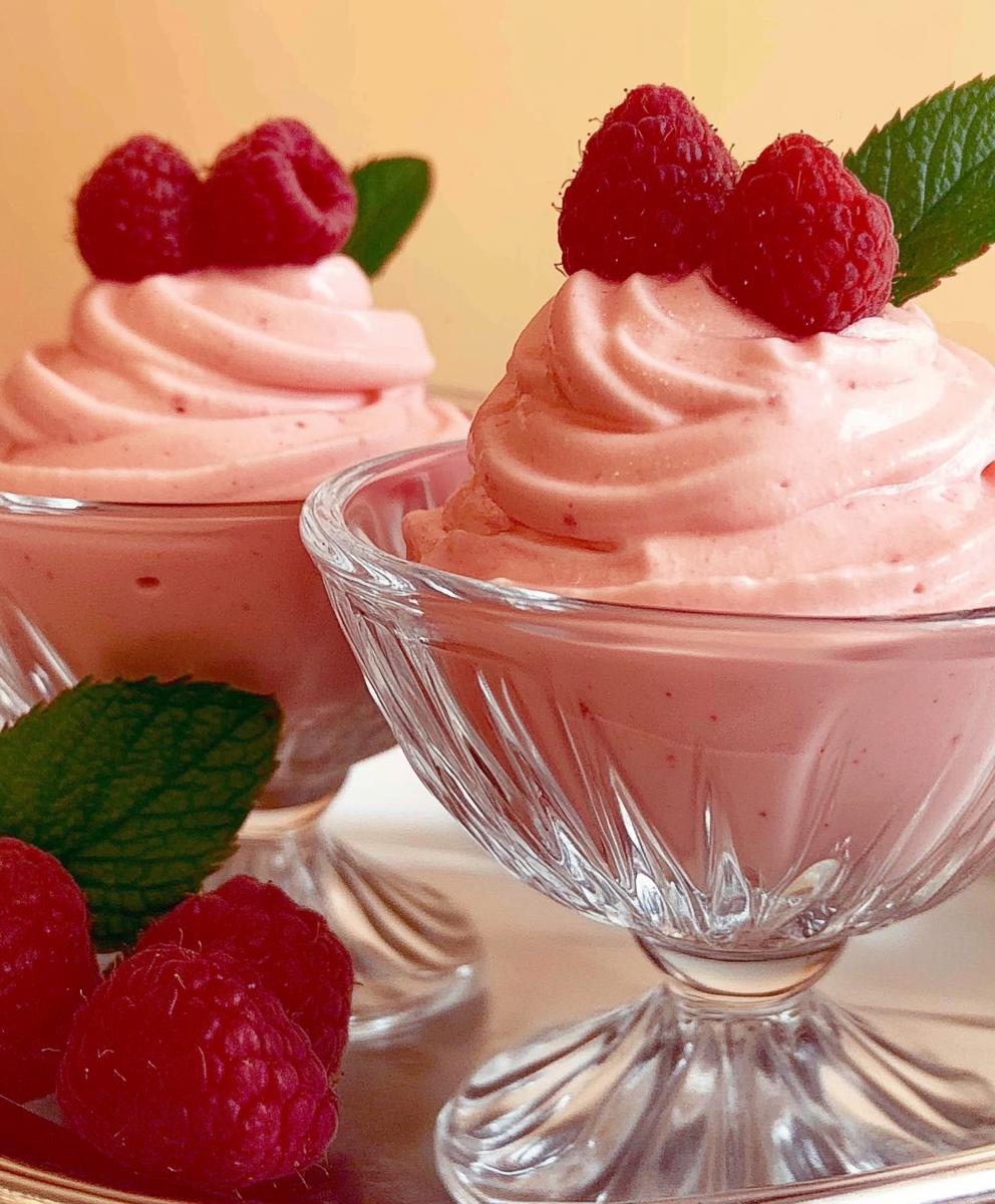 Raspberry Mousse Recipe - tastycookingtips.com