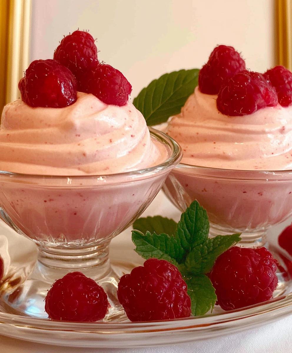 Raspberry Mousse Recipe - tastycookingtips.com
