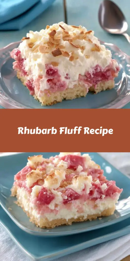 Print - Rhubarb Fluff Recipe