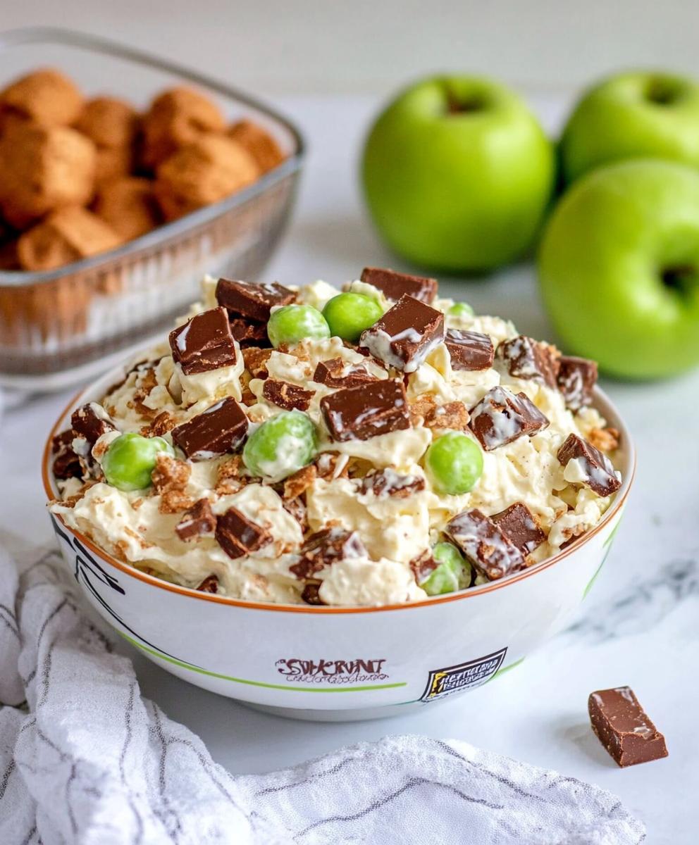 Snickers Salad Recipe - tastycookingtips.com