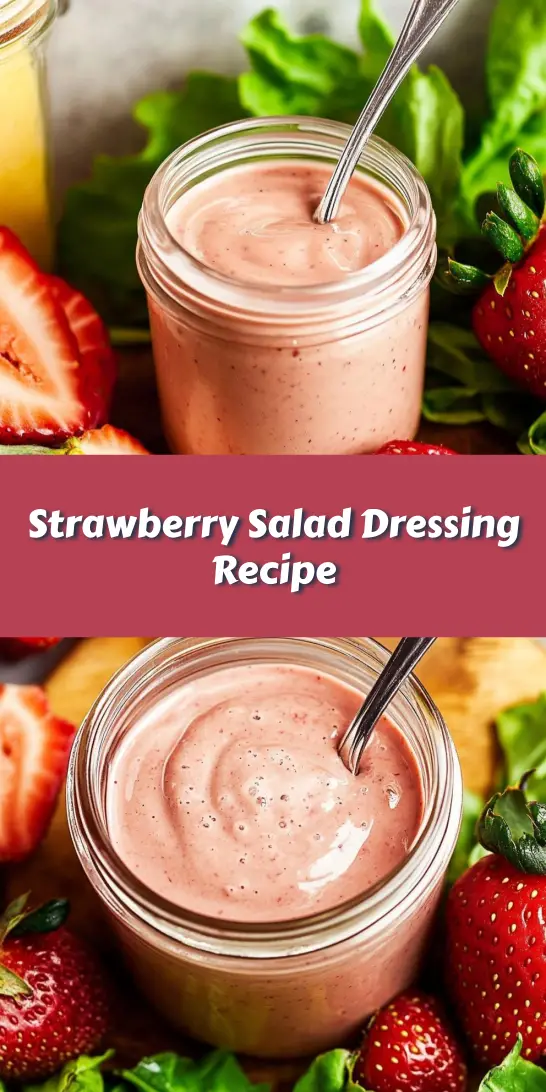 Strawberry Salad Dressing Recipe - tastycookingtips.com