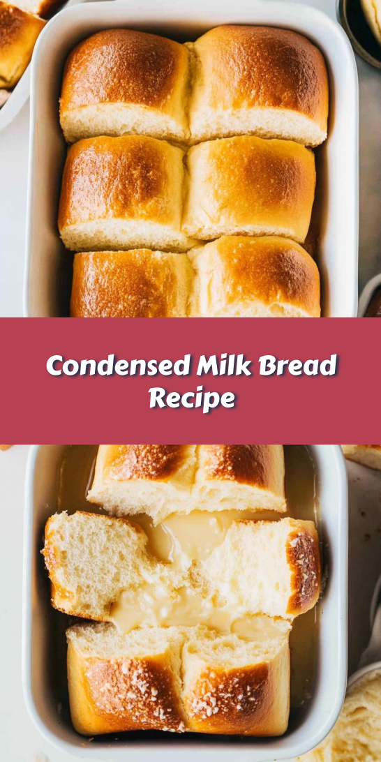 Condensed Milk Bread Recipe - tastycookingtips.com