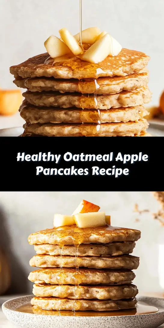 Healthy Oatmeal Apple Pancakes Recipe - tastycookingtips.com