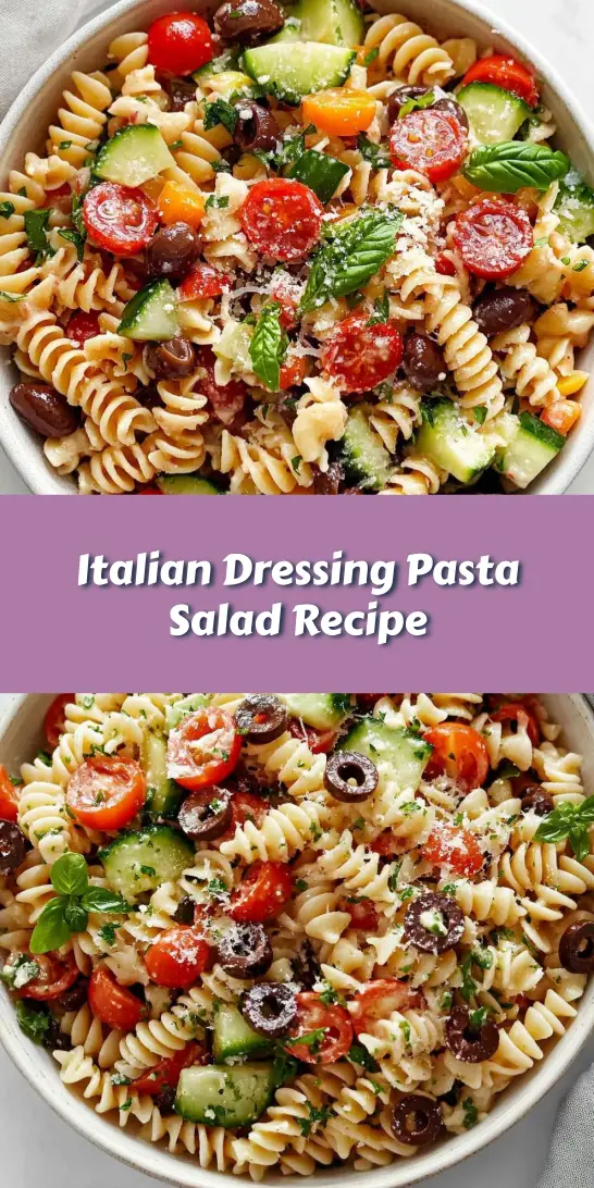 Italian Dressing Pasta Salad Recipe - tastycookingtips.com