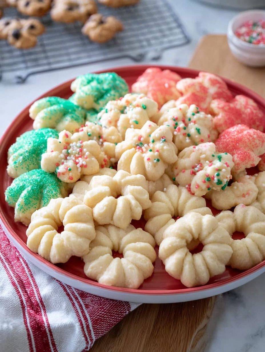 Old Fashioned Spritz Cookies Recipe